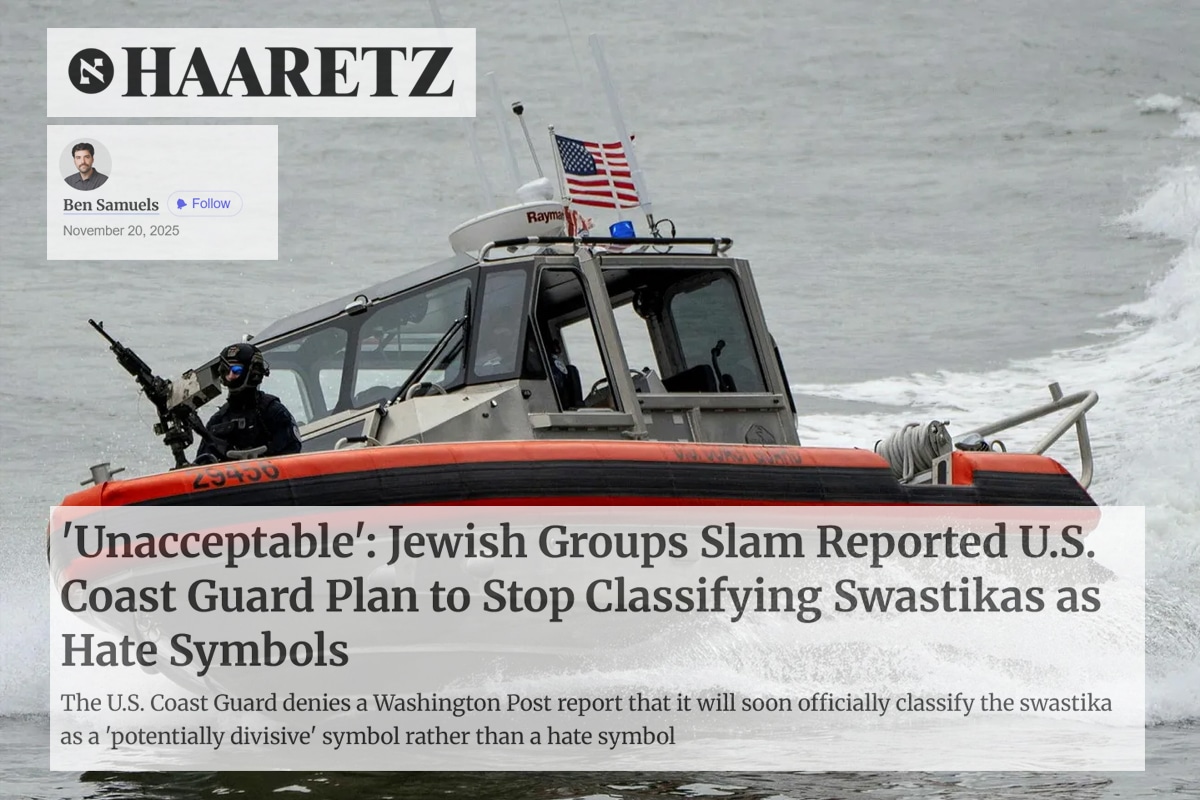 'Unacceptable': Jewish Groups Slam Reported U.S. Coast Guard Plan to ...